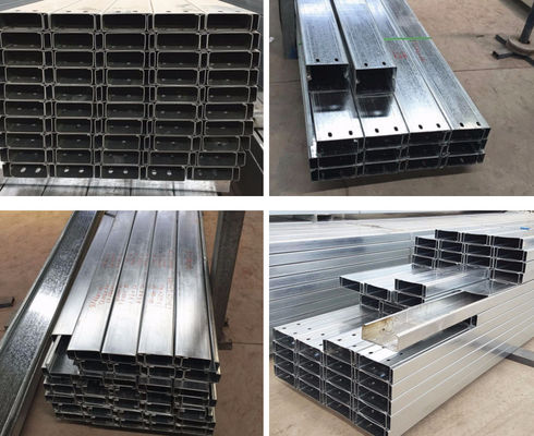 AISI 8mm BS C Type Steel Channel 6 Inch Hot Dip For Construction