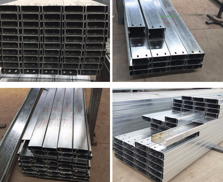 C140 SS400 Galvanized C Profile SGS Cold Rolled Steel Profiles Roof ...